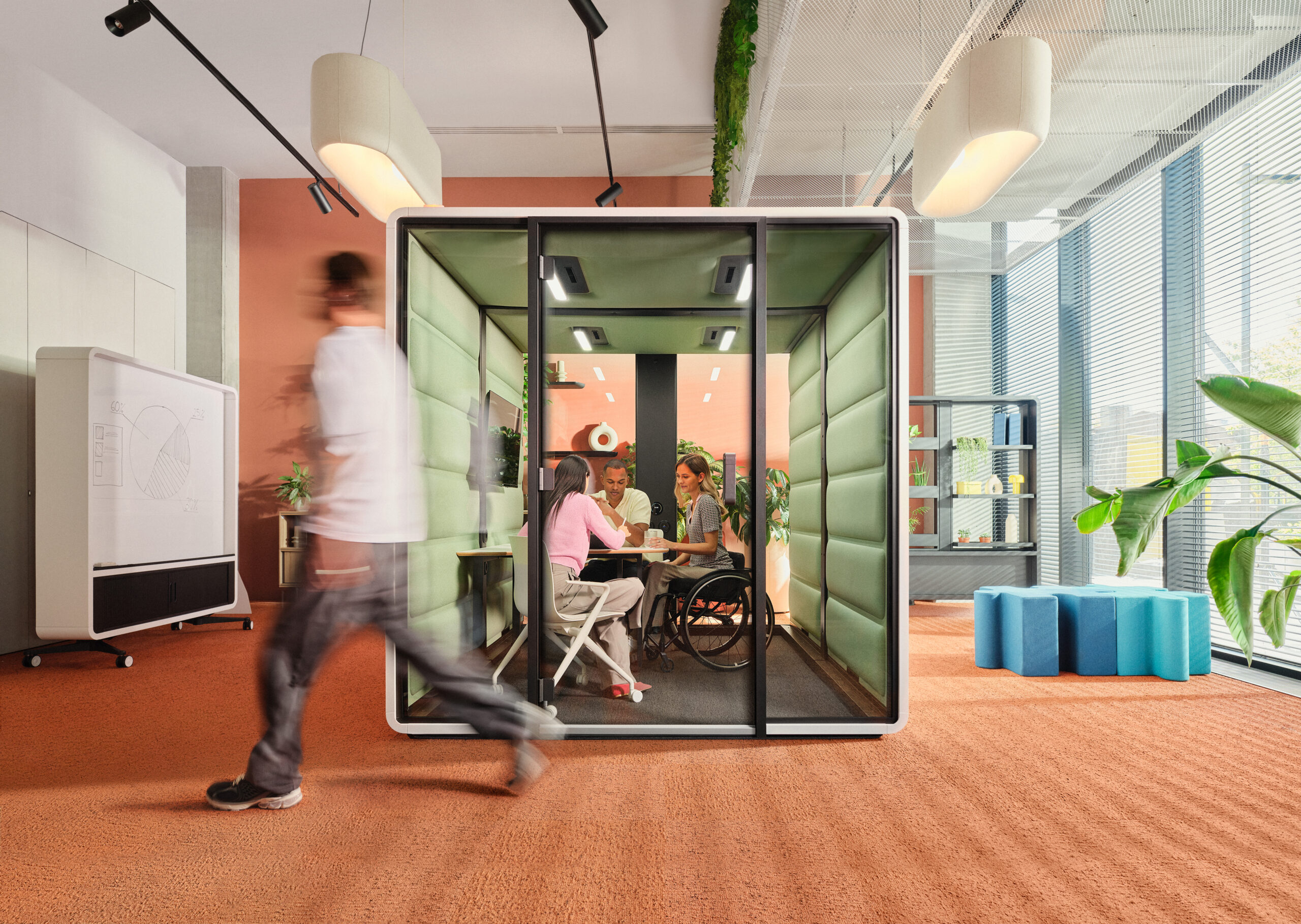 Quiet Spaces for Focus in a Team-Oriented Workplace